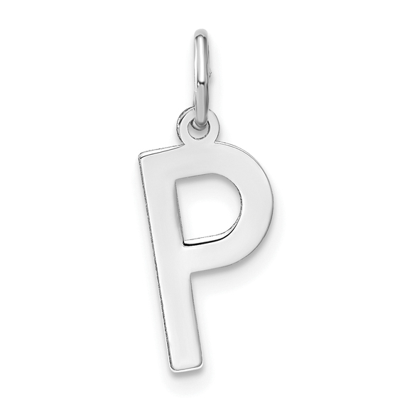Tiley & Bells | Jewelry | Sterling Silver Rhodiumplated Letter P ...